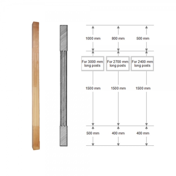 V6 - Turned Post - Karem Woodcraft